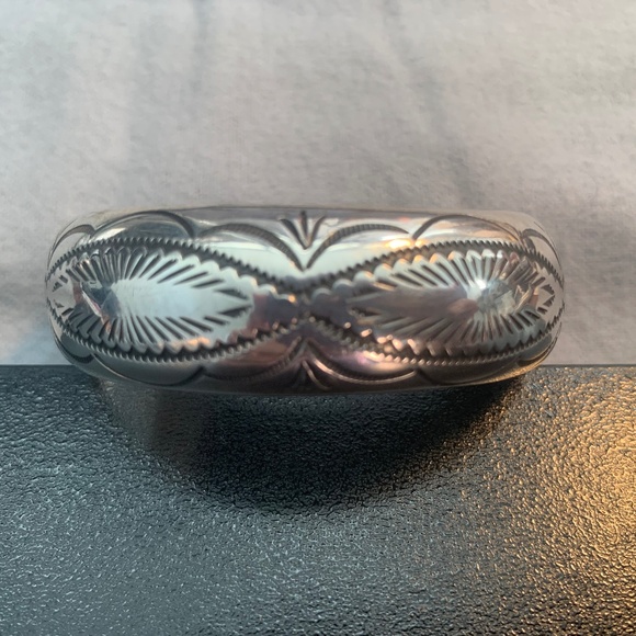 Albert Bighand | Jewelry | Vintage Albert Bighand Navajo Sterling ...